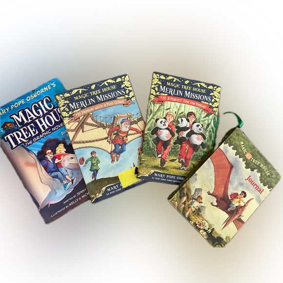 Magic Treehouse | Toys | Magic Treehouse Merlin Missions Book Set Of 4 ...